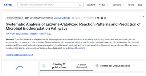 Systematic Analysis Of Enzyme Catalyzed Reaction Patterns And Prediction Of Microbial