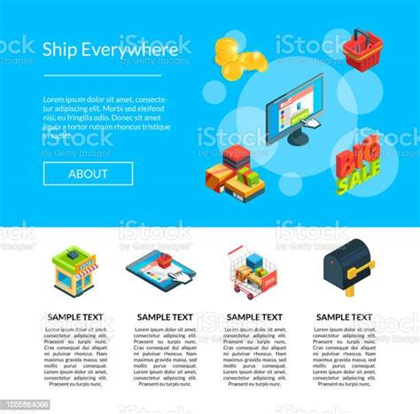 벡터 아이소메트릭 물류 및 배달 아이콘 템플릿 일러스트 레이 션 3차원 형태에 대한 스톡 벡터 아트 및 기타 이미지 3차원 형태 가리기 개념 Istock