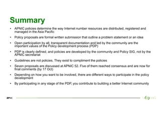 36th TWNIC OPM APNIC 52 Policy Update PPT