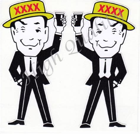 Find Xxxx Man Decal Sticker Pair X016 In Gordonvale Qld Australia