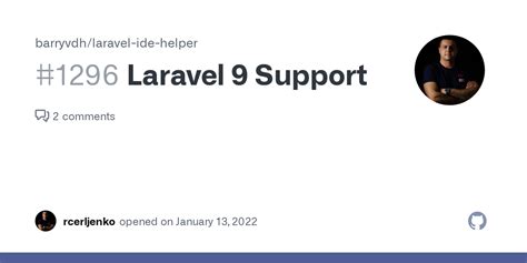 Laravel 9 Support Issue 1296 Barryvdh Laravel Ide Helper GitHub