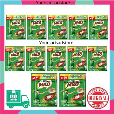 Milo Activ Go Choco Malt Powdered Milk Drink 24g 12s Lazada Ph