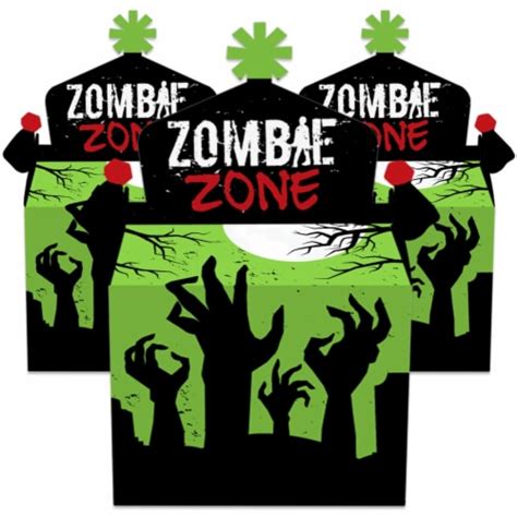 Big Dot Of Happiness Zombie Zone Treat Party Favors Halloween Zombie