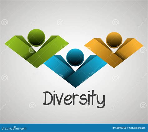 People Diversity Colorful Icon Stock Illustration Illustration Of