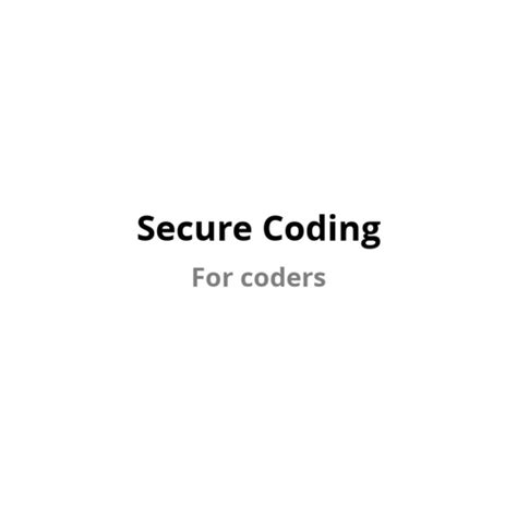 Secure Coding