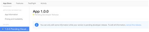 Iphone Rejecting An App That Is Pending Developer Release Stack