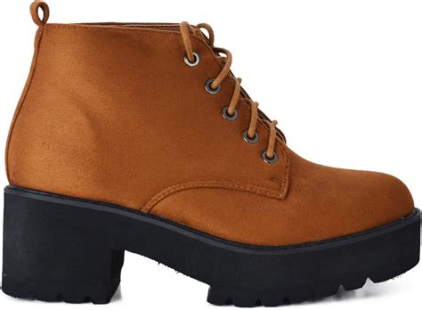 Botines Chelsea Mujer Cordones Ante Botas SS Amazon Es Zapatos Y Complementos