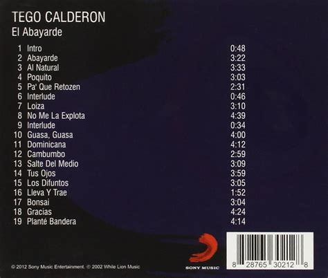 Tego Calderon El Abayarde Cd 828765302128 Ebay