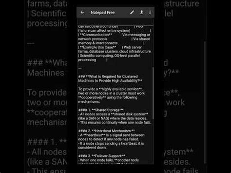 Clustered Systems Vs Multiprocessor Systems High Availability In Distributed OS YouTube