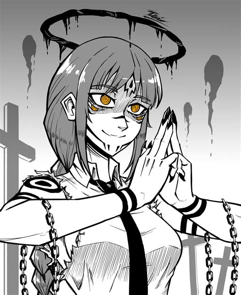 Teiwicked Makima Chainsaw Man Ryoumen Sukuna Jujutsu Kaisen