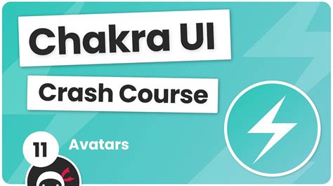 chakra ui crash course 11 avatars youtube