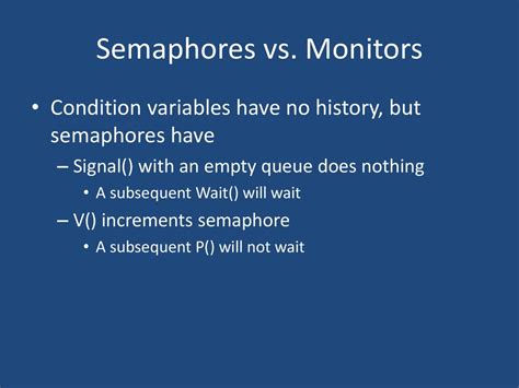 Monitors Condition Variables And Readers Writers Ppt Download