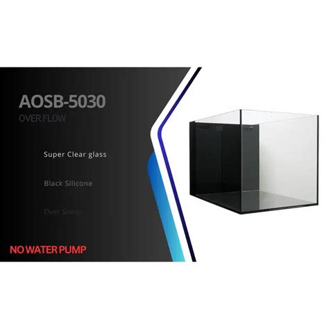 ⭐️ خرید اینترنتی آکواریوم اِری پلنت مدل سوپرکلیر بغل سامپ Aosb 5030