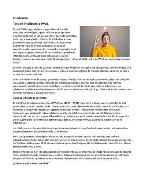 Test Wais Pdf