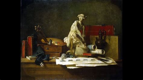 В музей без поводка Жан Батист Симеон Шарден Натюрморт с атрибутами искусства Youtube