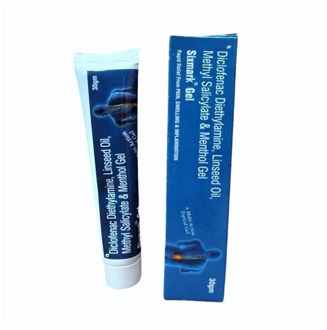 Sixmark Diclofenac Gel Packaging Size 30gm At ₹ 101 Box In Kanpur