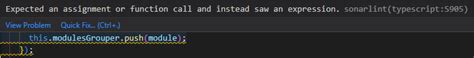 Sonarlint Vscode Extension Warning When Using Optional Chaining Operator In Foreach Loop