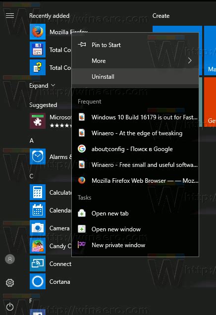How To Disable App Uninstall From The Start Menu In Windows 10