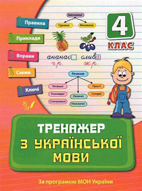 Тренажер з української мови Посібники 4 клас Тетяна Яцук купити за