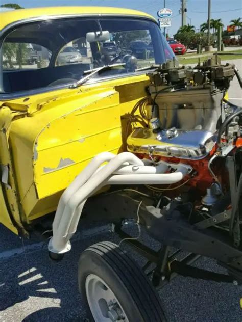 1955 Chevy Gasser Straight Axle Flip Nose 454 Two Lane Blacktop For