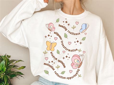 Butterfly SVG PNG Wisdom Svg Self Love Svg Inspirational Svg