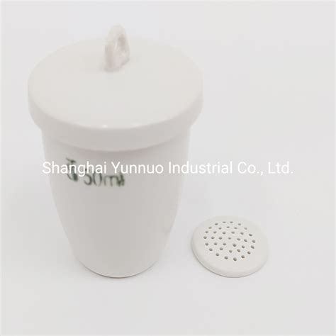 High Quality Ceramic Porcelain Filtering Crucible For Lab Porcelain