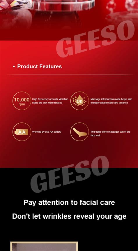 Geeso Multi Dimensional Lifting Tightening Electric Facial Massager