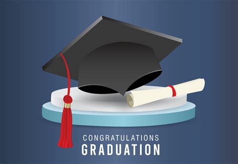 Realistic Graduate Caps Background With Vector Design 20801988 Vector