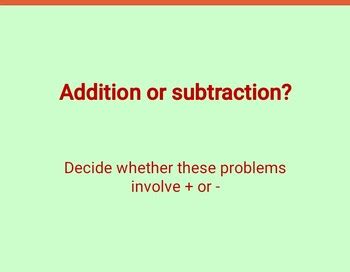 Addition Or Subtraction By Teachers Haven Us TPT