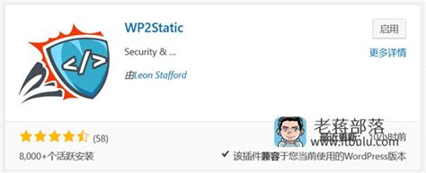Wordpress利用wp2static插件实现全站静态文件老蒋部落