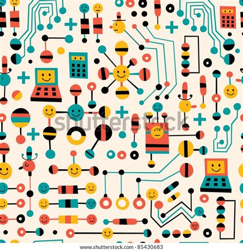 Cartoon Circuit Board 스톡 벡터 로열티 프리 85430683 Shutterstock
