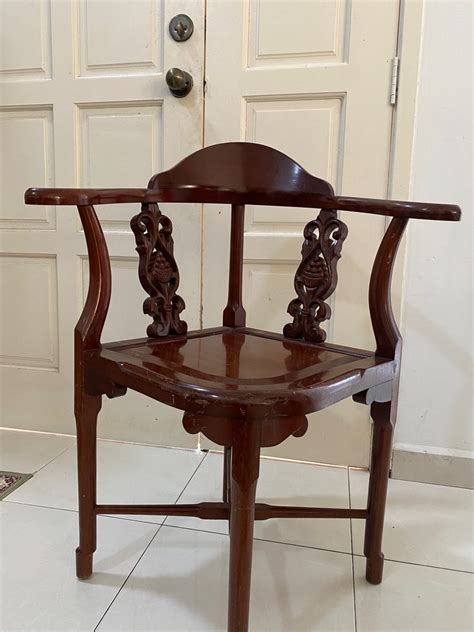 Kerusi Kayu Jati Furniture And Home Living Furniture Chairs On Carousell