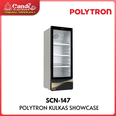 Polytron Kulkas Showcase Kapasitas 140 Liter Scn 147 Lazada Indonesia