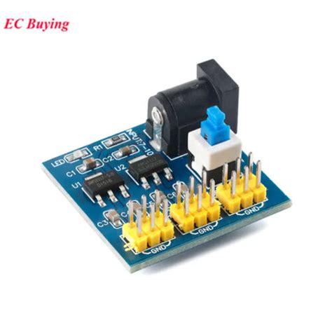 Dc Dc 12v To 3 3v 5v Multi Output Voltage Conversion Module Ams1117 For Arduino Ebay