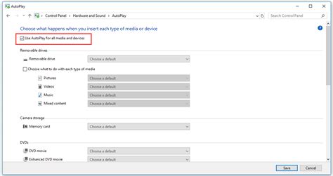 Manage AutoPlay Settings For USB Drives And Memory Cards MiniTool