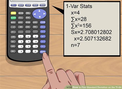 How To Find Standard Deviation On The Ti Steps