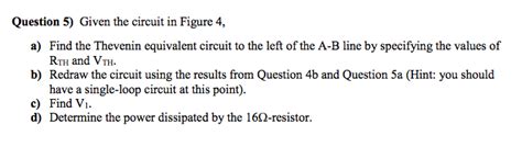 solved question 4 given the circuit in figure 4 a find the
