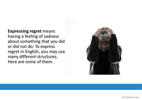 Expressing Regret General Readin… English Esl Powerpoints
