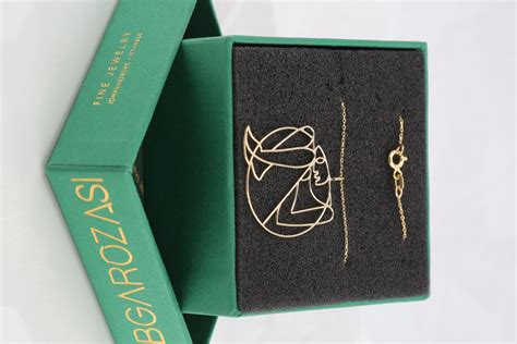 Human In The Womb In Fetal Position Necklace 14k Gold Golden Ratio