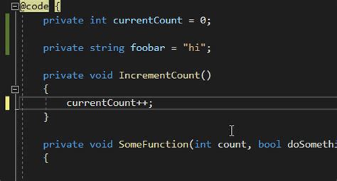 C Light Bulbs For Unused Variables Parameters Issue Dotnet