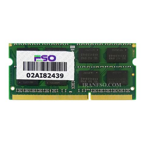 رم لپ تاپ 8 گیگ سامسونگ Ddr3 1333 10600 Mhz 1 5v یک سال گارانتی با پک کامپیوتر افق