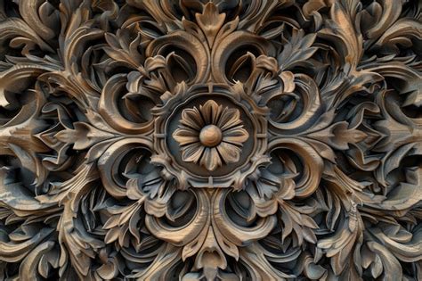 Premium Photo Highkey Image Of A Beautiful Intricate Pattern