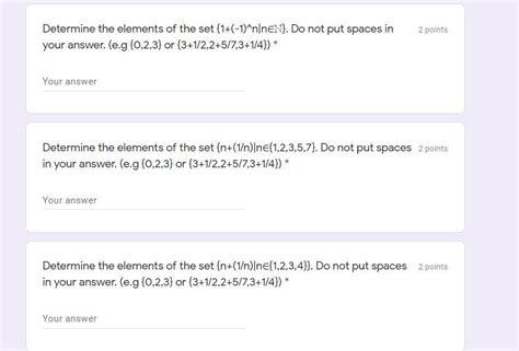 Solved Points Determine The Elements Of The Set N Chegg