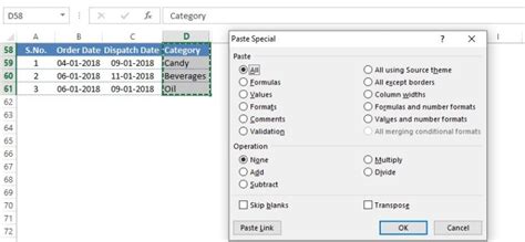 Overview Of Paste Special In Ms Excel Part 2 Quickexcel