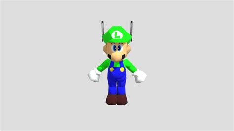 Luigimario64modelriggedbyspikeyvidfa56at Download Free 3d