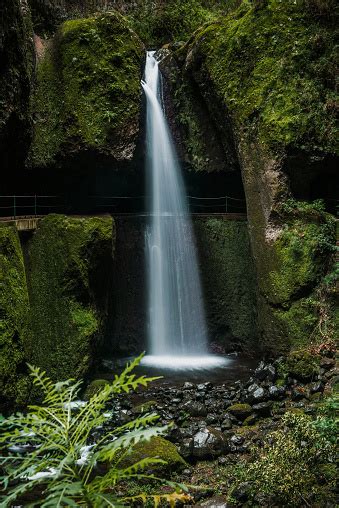 Photo Libre De Droit De Nova Et La Cascade De Moinho Sur Lîle De Madère