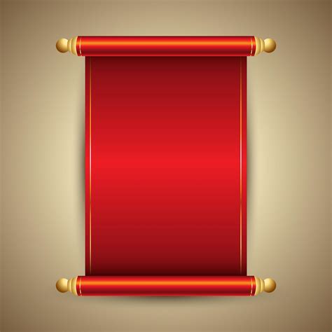 Decorative Chinese Scroll 962842 Vector Art At Vecteezy