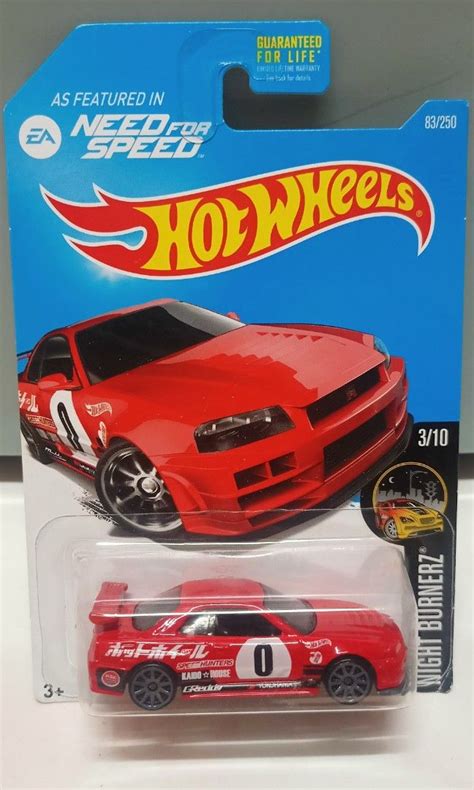 Hotwheels Nfs Skyline R34 Hobbies And Toys Toys And Games On Carousell