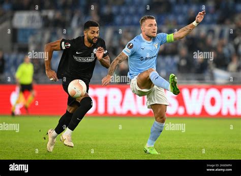 Italy 13 October 2022 Ciro Immobile Of SS Lazio During UEFA Europa