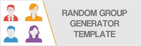 Random Group Generator Template Free Download